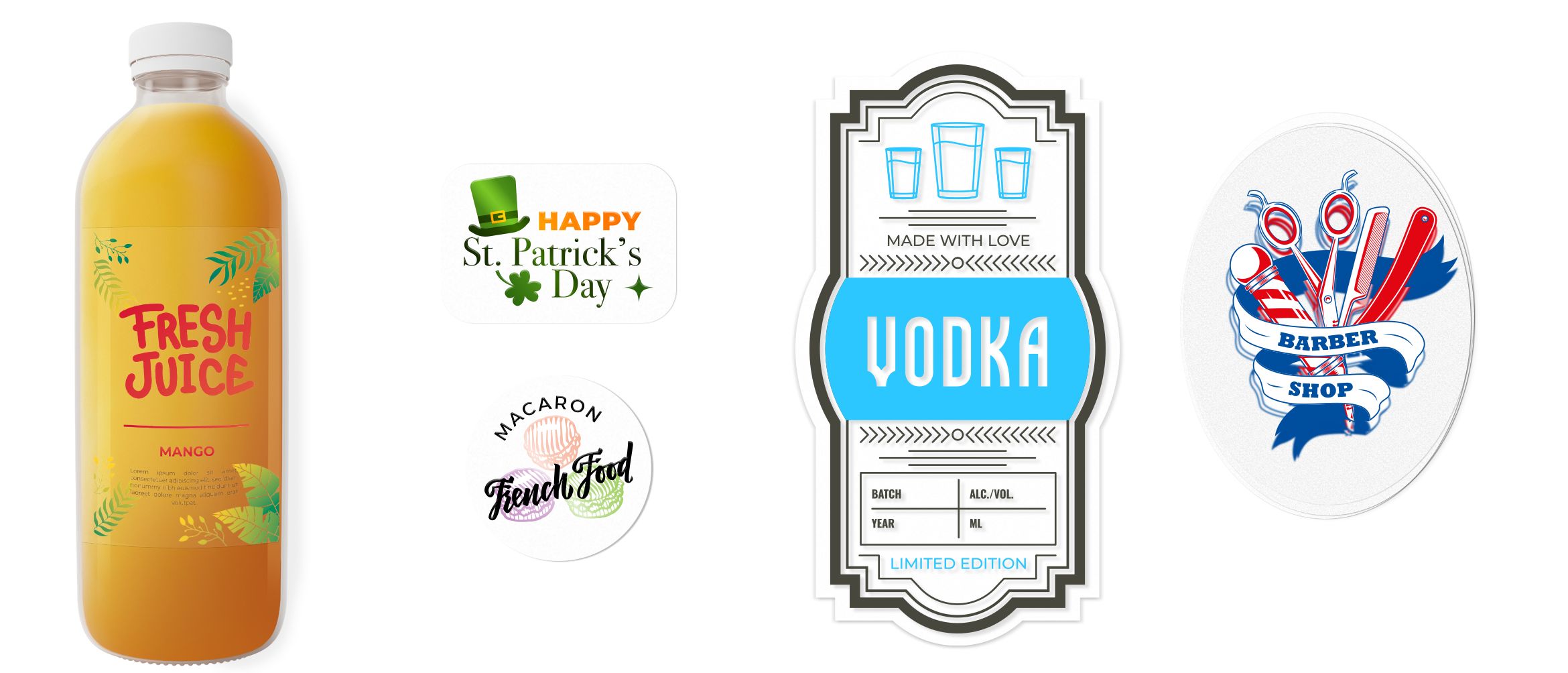Impression Sticker Transparent Personalisé | sprint24.fr
